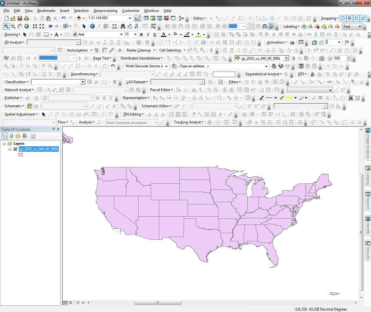 Changes To Default ArcMap Settings Dan Mahr